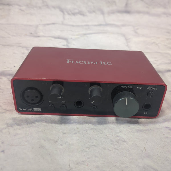 Focusrite Scarlett Solo Gen 3 - Evolution Music
