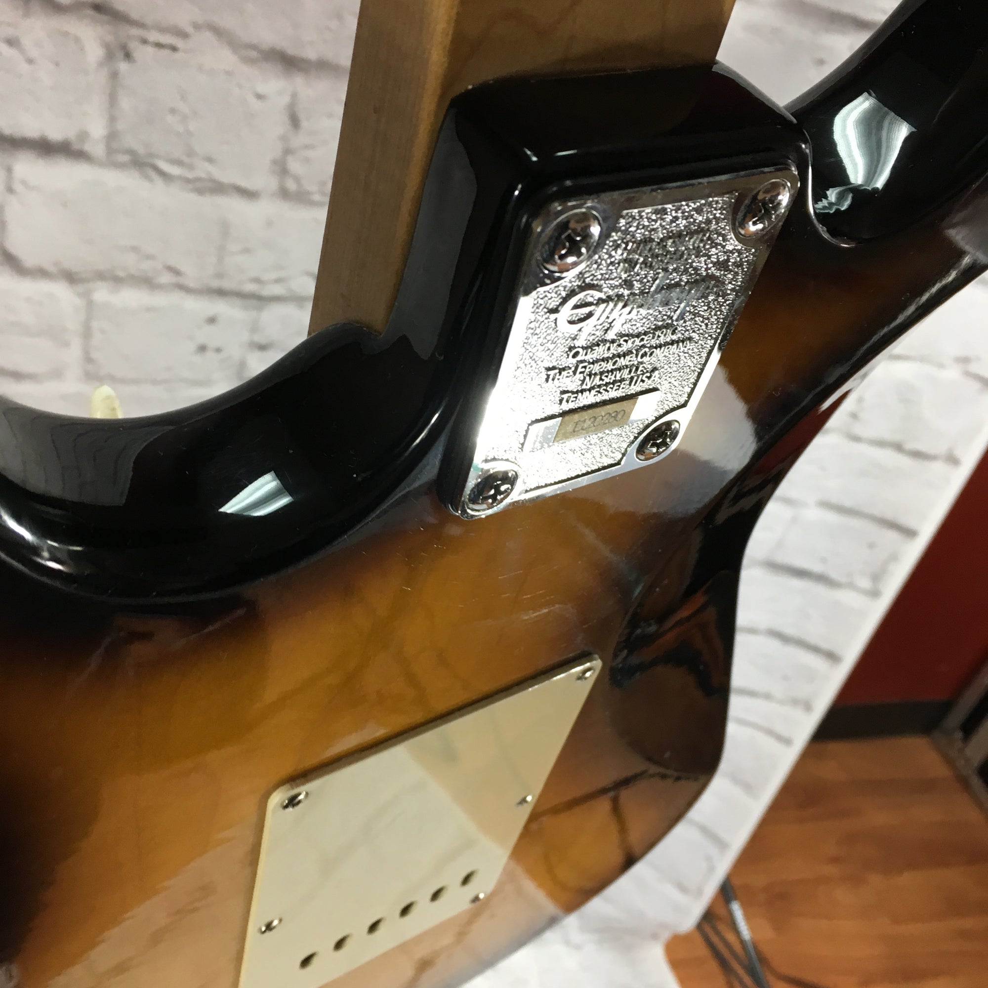 Epiphone Strat Style Electric Guitar Sunburst Made in Korea - Evolution Music