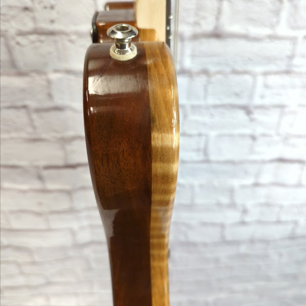 Gatto Custom Guitars Tele Electric Guitar Trans Black - Evolution Music