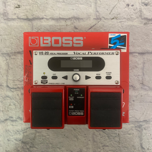 Boss VE-20 Vocal Performer Vocal Effect Pedal - Evolution Music