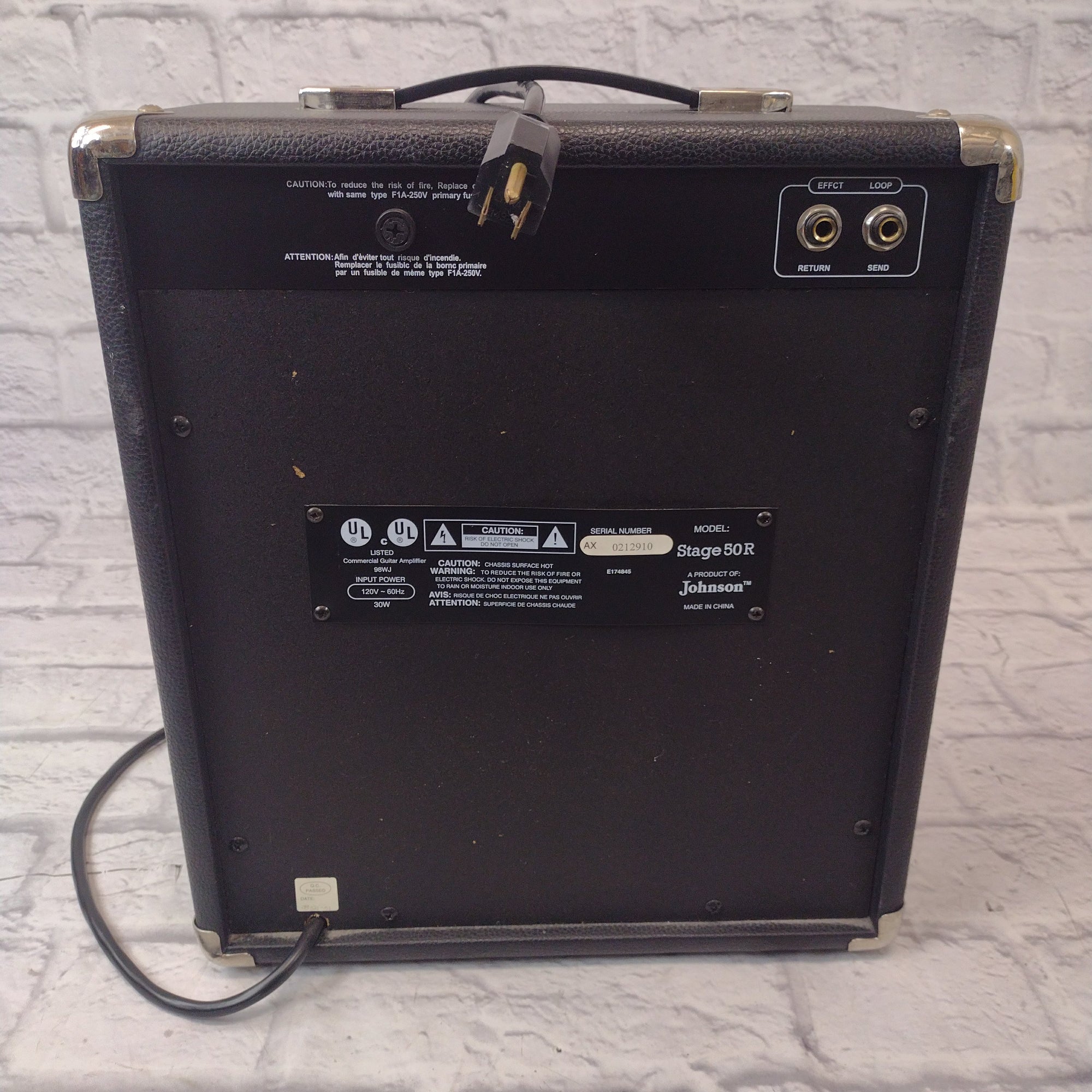 Johnson Stage 50R Guitar Combo Amp Guitar Combo Amp - Evolution Music