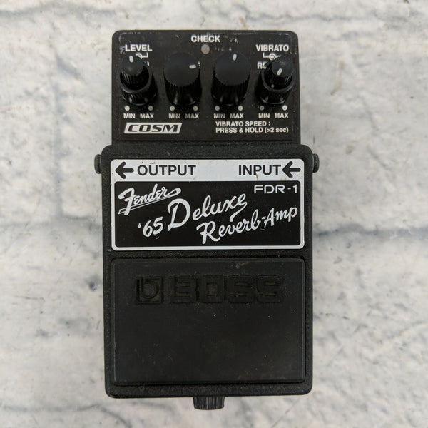 Boss FDR-1 Fender '65 Deluxe Reverb Amp Pedal - Evolution Music