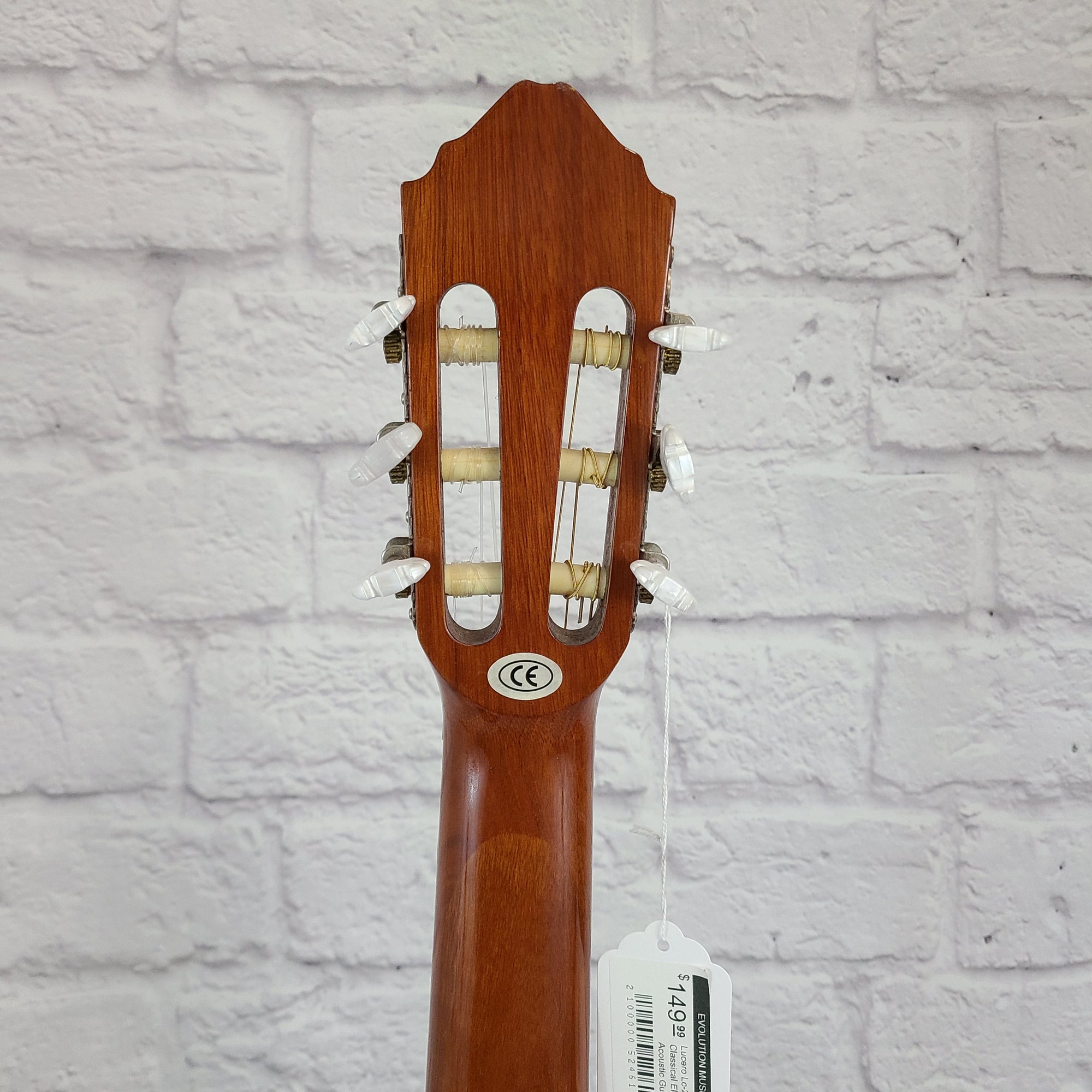 Lucero Lc-200CE Classical Electric Acoustic Guitar - Evolution Music