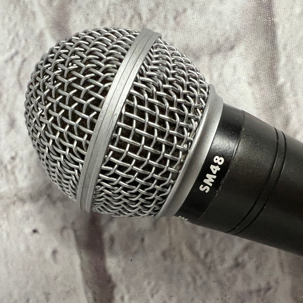 Shure SM48 Dynamic Handheld Vocal Microphone - Evolution Music