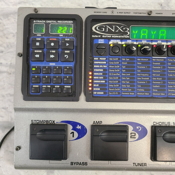 Digitech GNX3 Guitar Workstation Pedal - Evolution Music