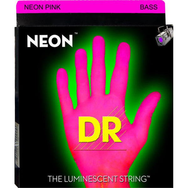 DR Strings NEON Hi-Def Pink Bass SuperStrings Medium 4-String ...