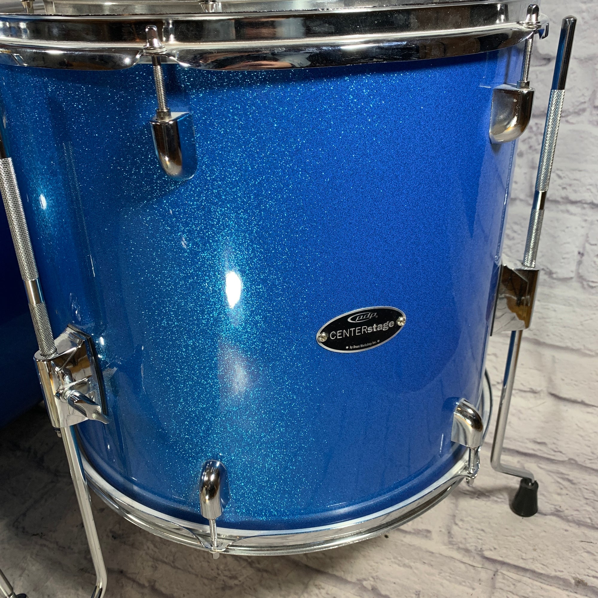 PDP Centerstage 5 Piece Blue Sparkle Drum Kit - Evolution Music