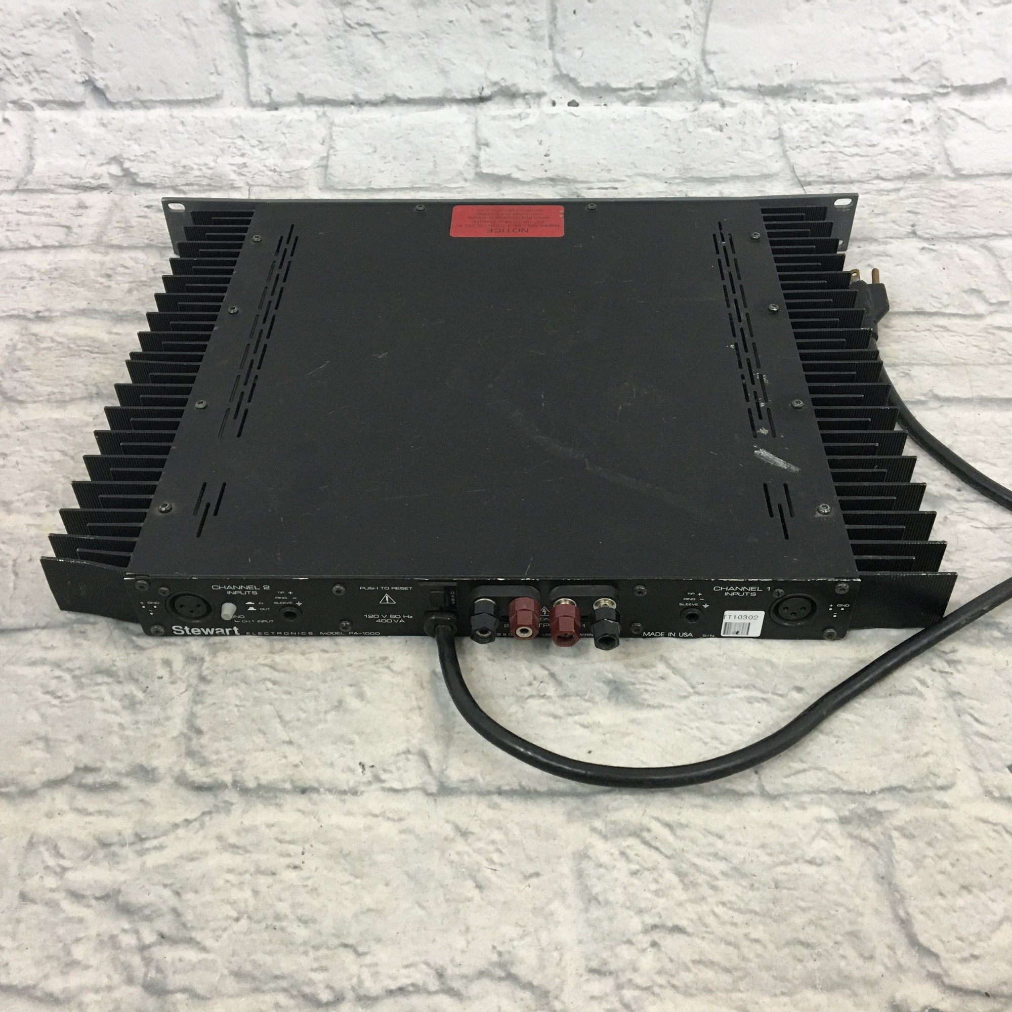 Stewart Electronics PA-1000 Power Amp - Evolution Music