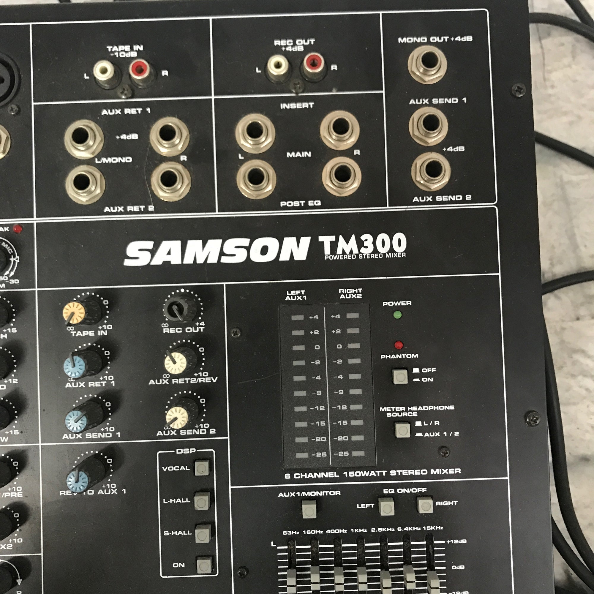 Samson TM300 6-Channel Mixing Board - Evolution Music