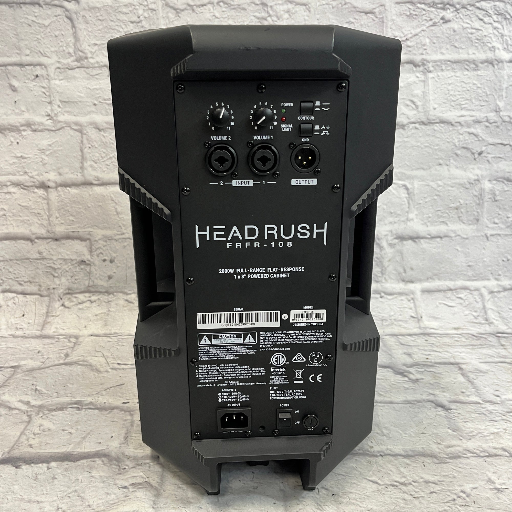 headrush 1x8 FRFR Passive Speaker - Evolution Music