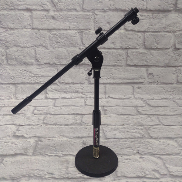 On Stage Stands Adjustable Boom Desk Mic Stand - Evolution Music