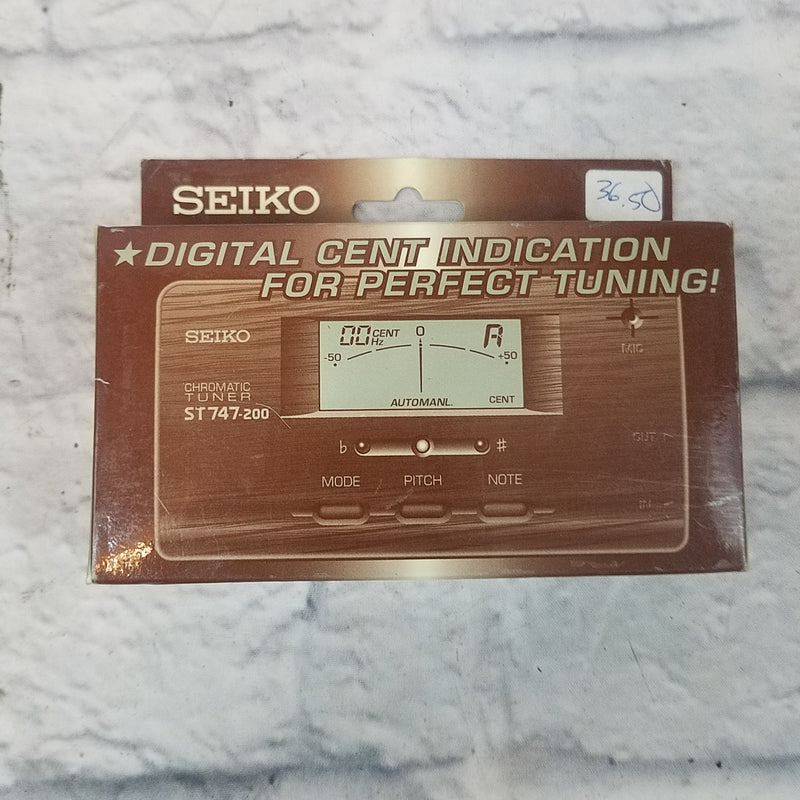 Seiko ST747-200 Chromatic Tuner - Evolution Music