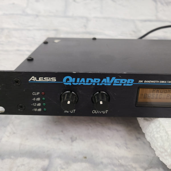 Alesis QuadraVerb 20K Bandwidth Simultaneous Digital Effects Rack Unit ...