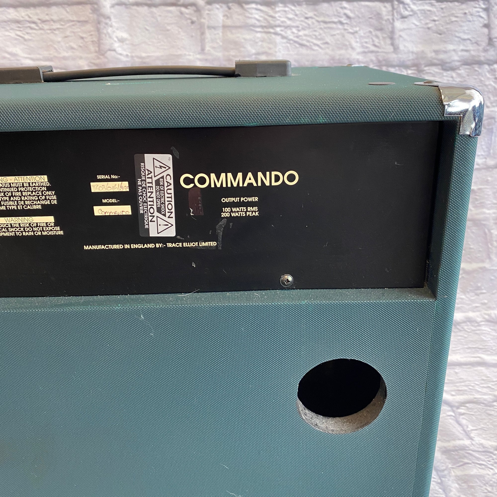 Trace Elliot Commando Bass Guitar Combo Amp - Evolution Music