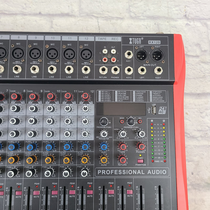 Xtuga Rx 120 UNTESTED Mixer AS IS - Evolution Music
