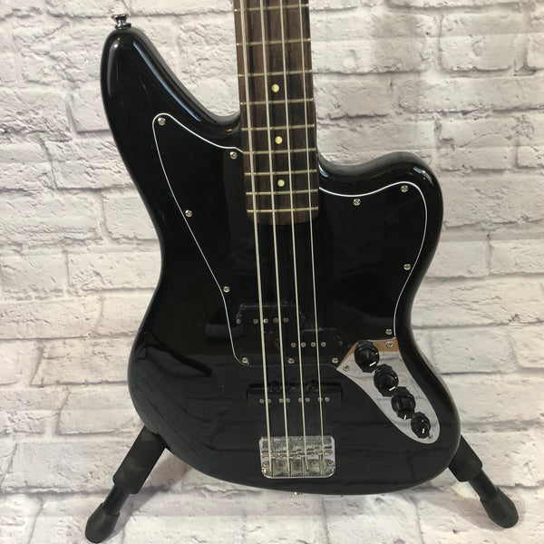 Squire Jaguar 4 String Bass Black - Evolution Music