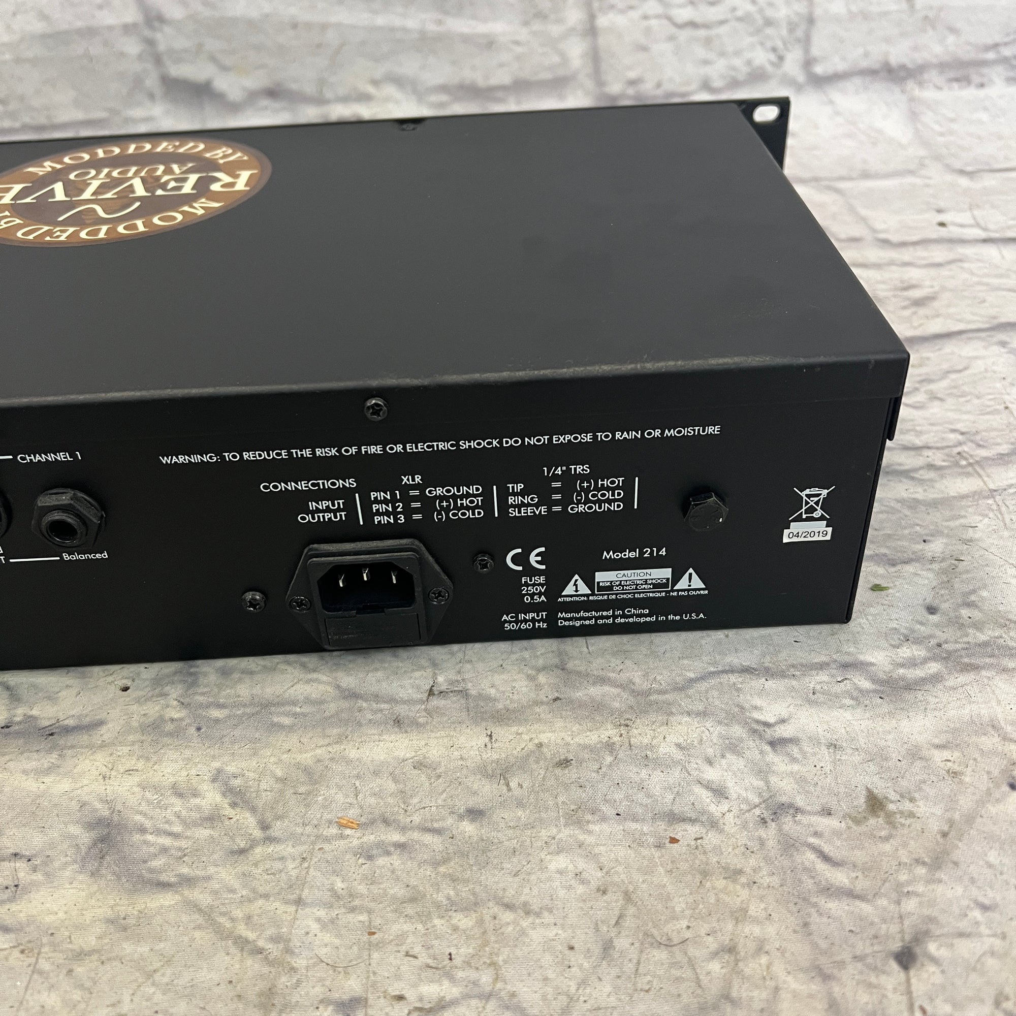 Art Pro MPA 2 (Modded By Revive Audio) Rack Preamp - Evolution Music