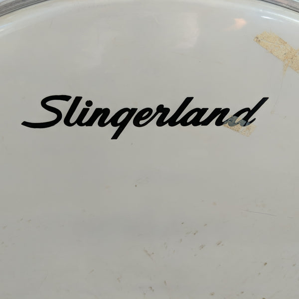 Slingerland Vintage 28" Smooth White Logo Bass Drum Head - Evolution Music