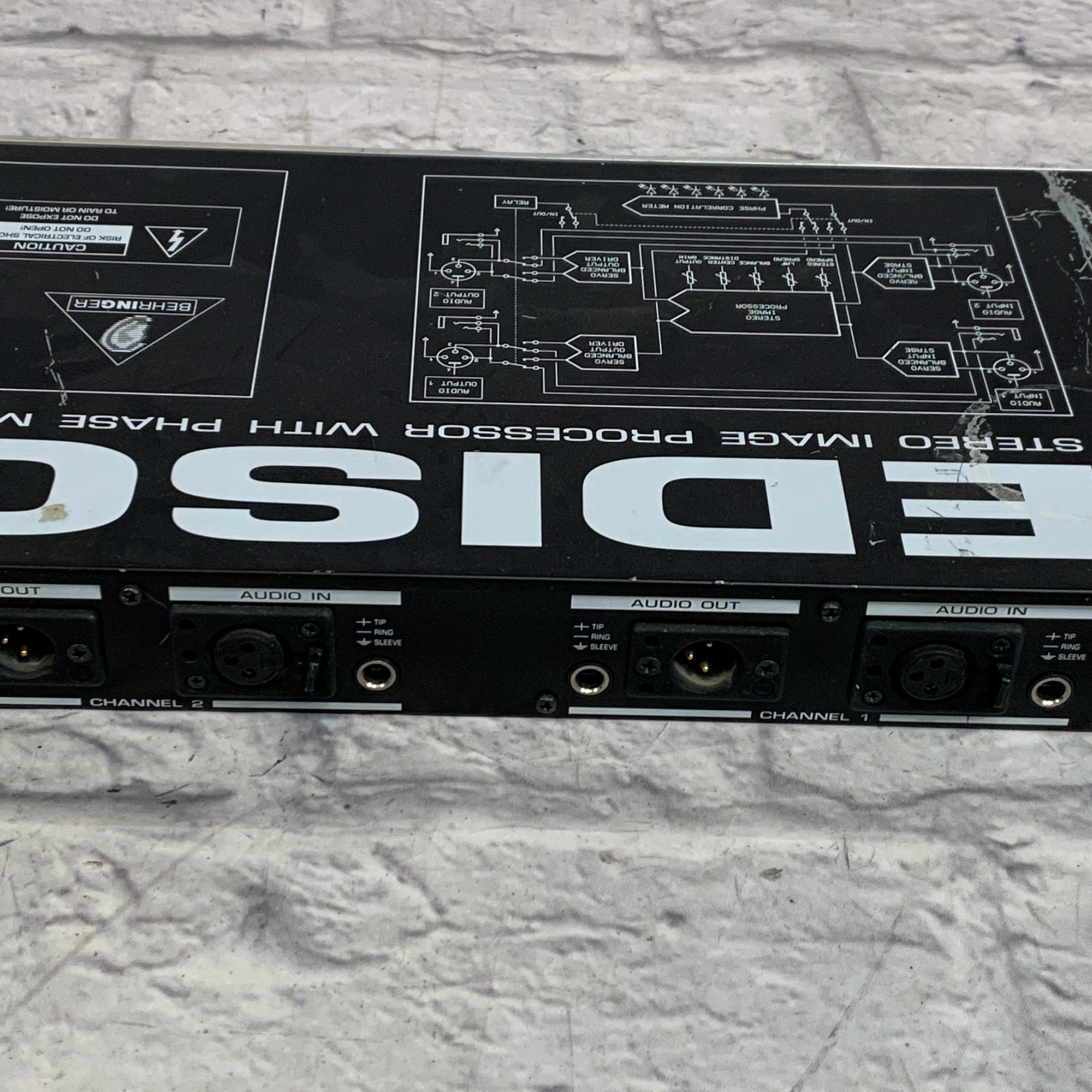 Behringer Edison EX-1 Stereo Image Processor w/ Phase Meter - Evolution ...