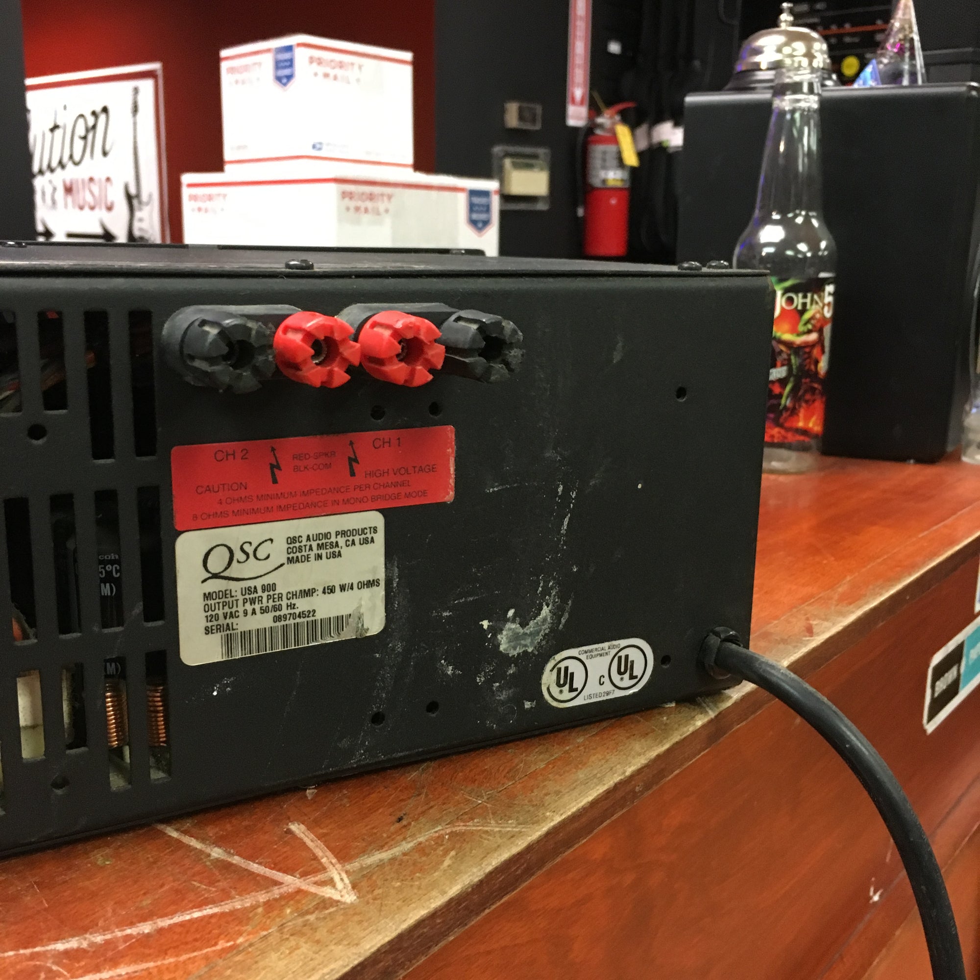 QSC USA900 Power Amplifier - Evolution Music