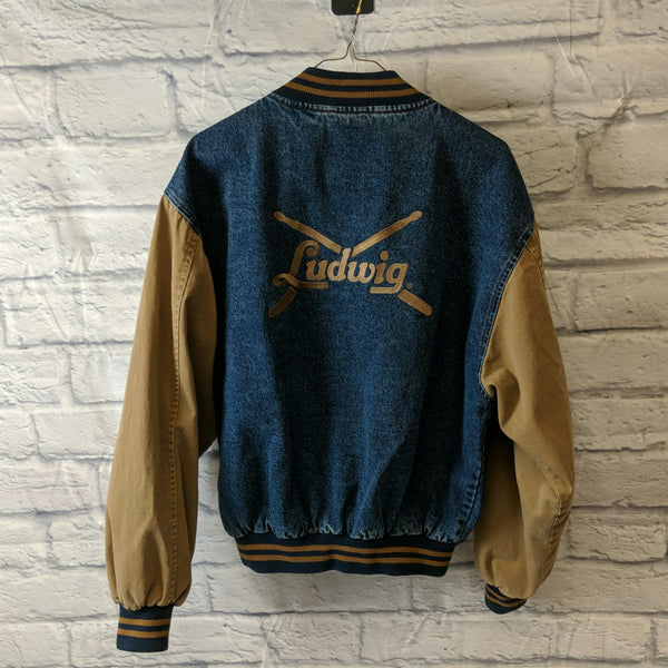 Dunbrooke Ludwig Branded Medium Denim Baseball Jacket - Evolution Music