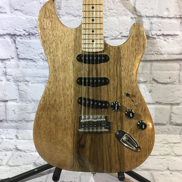 ** Gatto S Style Natural Black Limba with TKL Gig Bag - Evolution Music