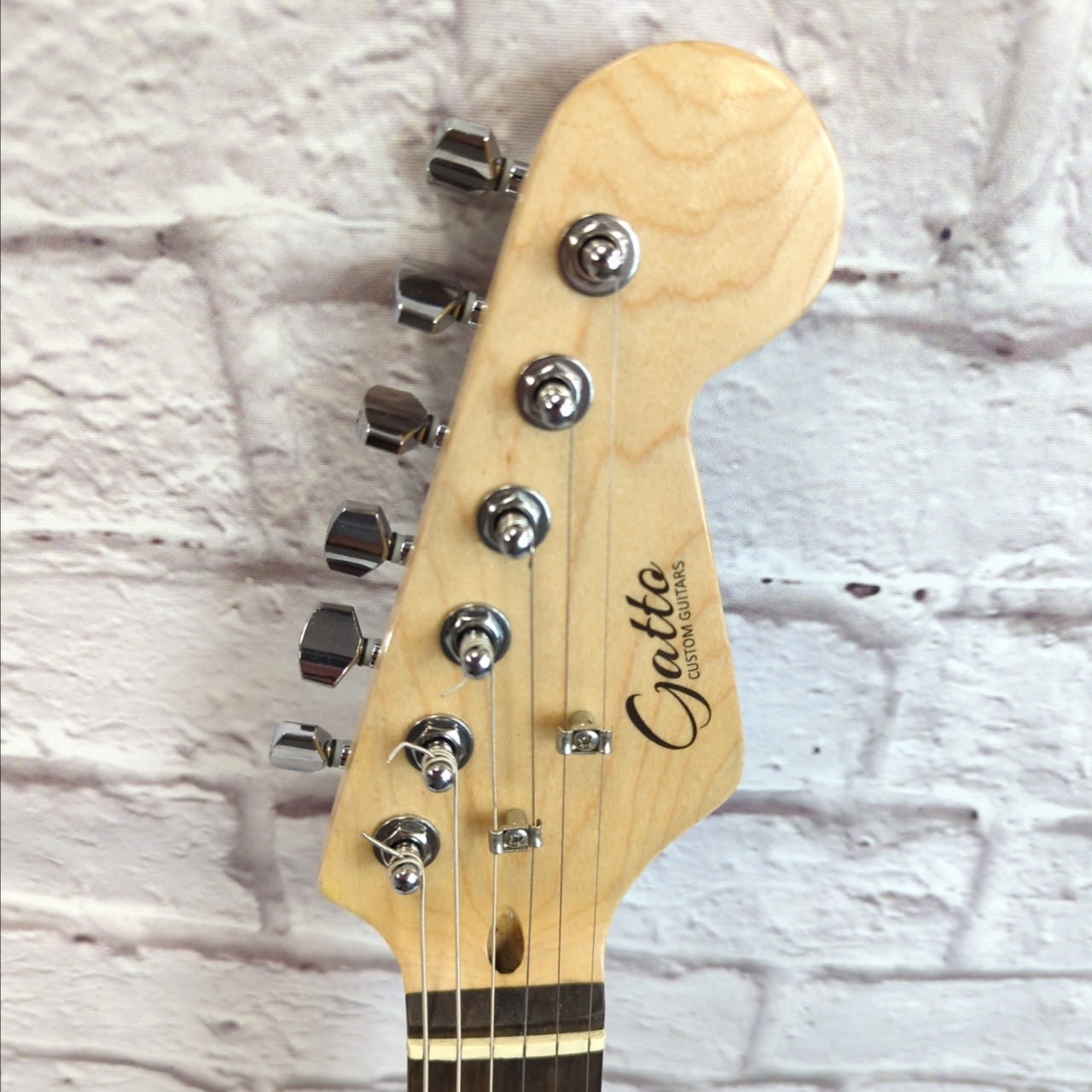 Gatto Custom Guitars Tele Electric Guitar Trans Black - Evolution Music