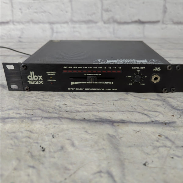 Dbx 163x Over Easy Compressor Limiter Evolution Music