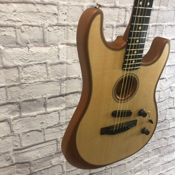Fender American Stratacoustic Acoustic Stratocaster - Evolution Music