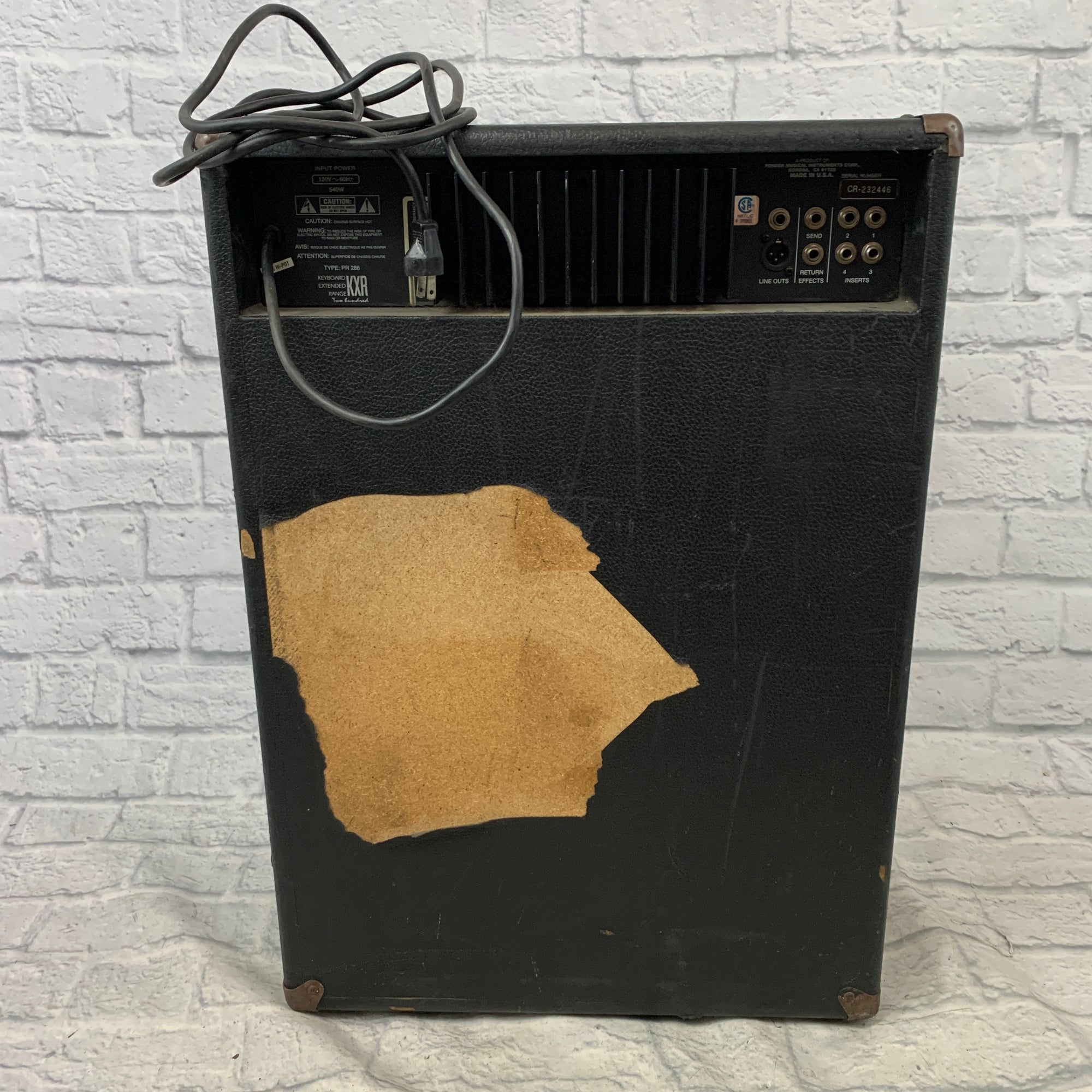 Fender KXR 200 Amp AS IS FOR PARTS - Evolution Music