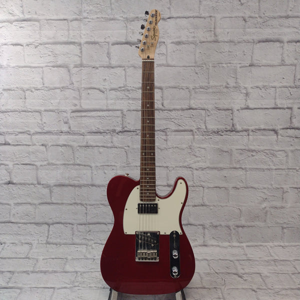 Squier Fat Telecaster Electric Guitar - Candy Apple Red - Evolution Music