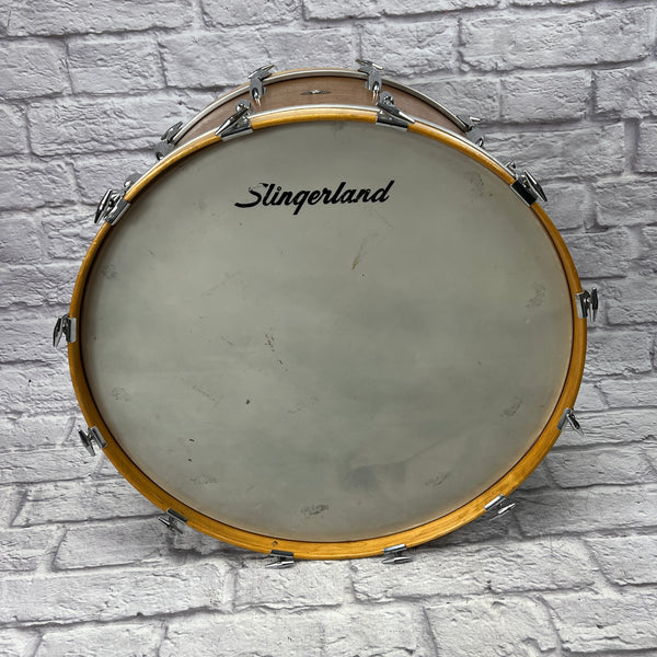 Slingerland 28x14 Concert Bass Drum - Natural - Evolution Music