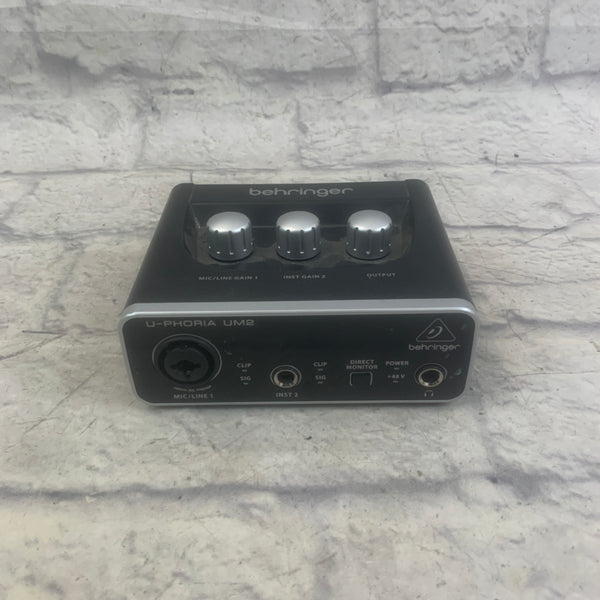 Behringer U-Phoria UM2 Audio Interface - Evolution Music