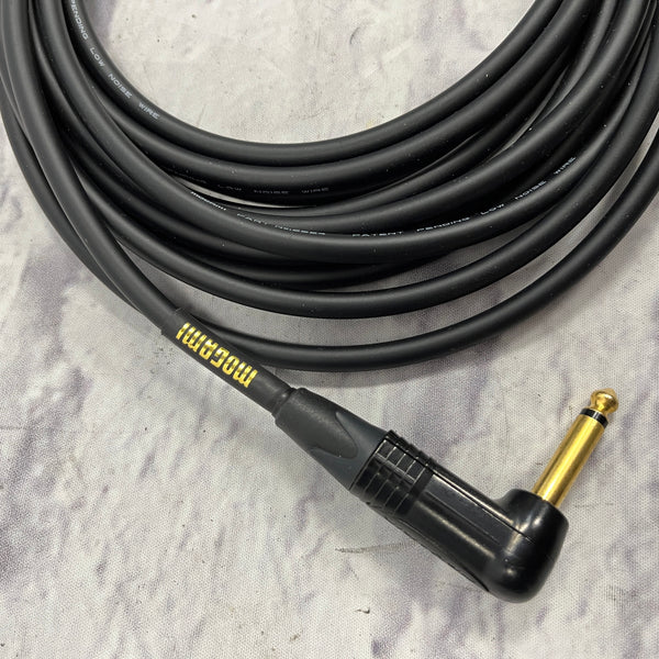 Mogami Gold 15' Instrument Cable Right Angle - Evolution Music