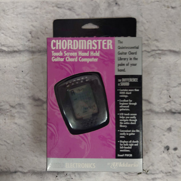 Planet Waves Chordmaster Hand-held, Touch Screen Guitar Chord Computer ...