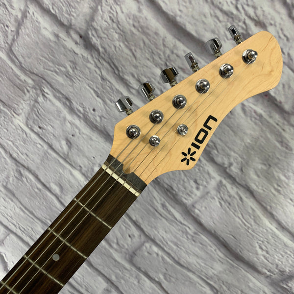 Ion Strat-Style Electric Guitar Sunburst w/ Gig Bag - Evolution Music