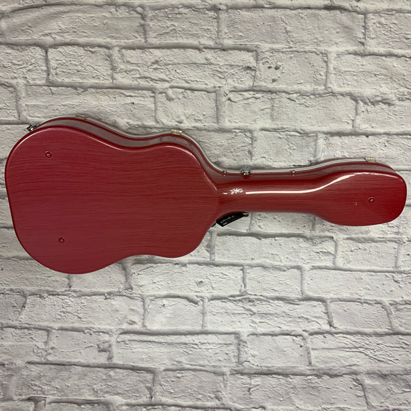 Phitz Standard Dreadnought Acoustic Guitar Hard Case - Brushed Red ...