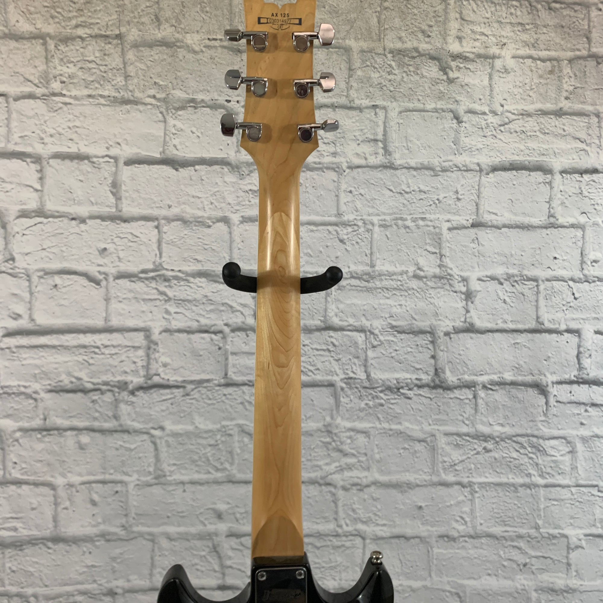 2001-2002 Ibanez AX125 Solid Body Droptuner Guitar - Black - Evolution ...