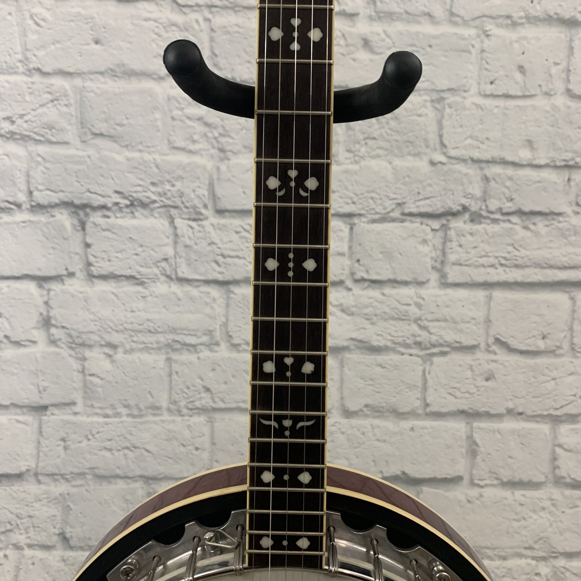 Fender FB-54 Banjo Mahogany Resonator Aluminum Tone Ring w/ TKL Hardsh ...