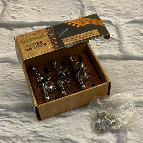 Grover 102C Chrome Rotomatics Tuning Machines - Evolution Music