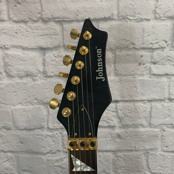 Johnson Catalyst Trans Black Quilted Maple Top Electric Guitar ...