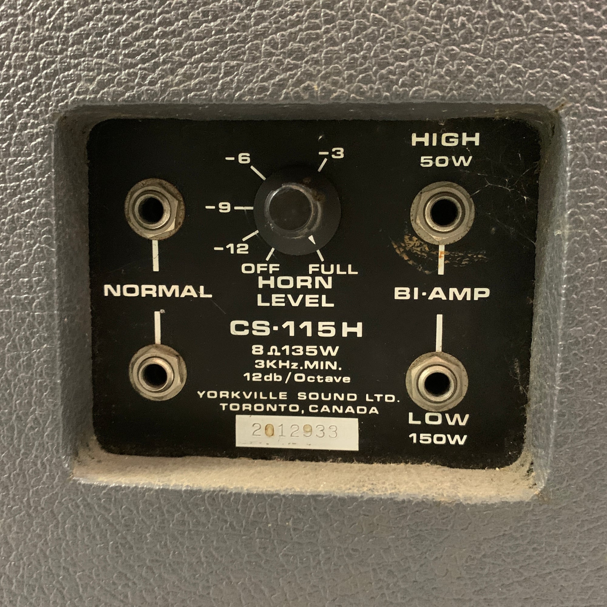 Traynor CS-115H Passive Speaker Cabinet - Evolution Music