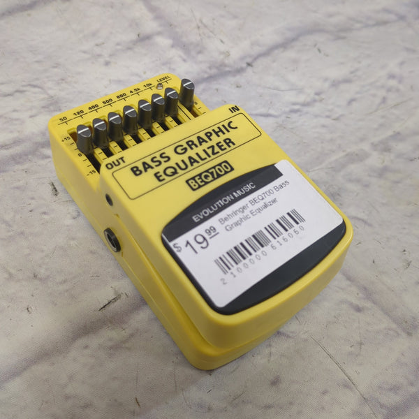 Behringer BEQ700 Bass Graphic Equalizer - Evolution Music