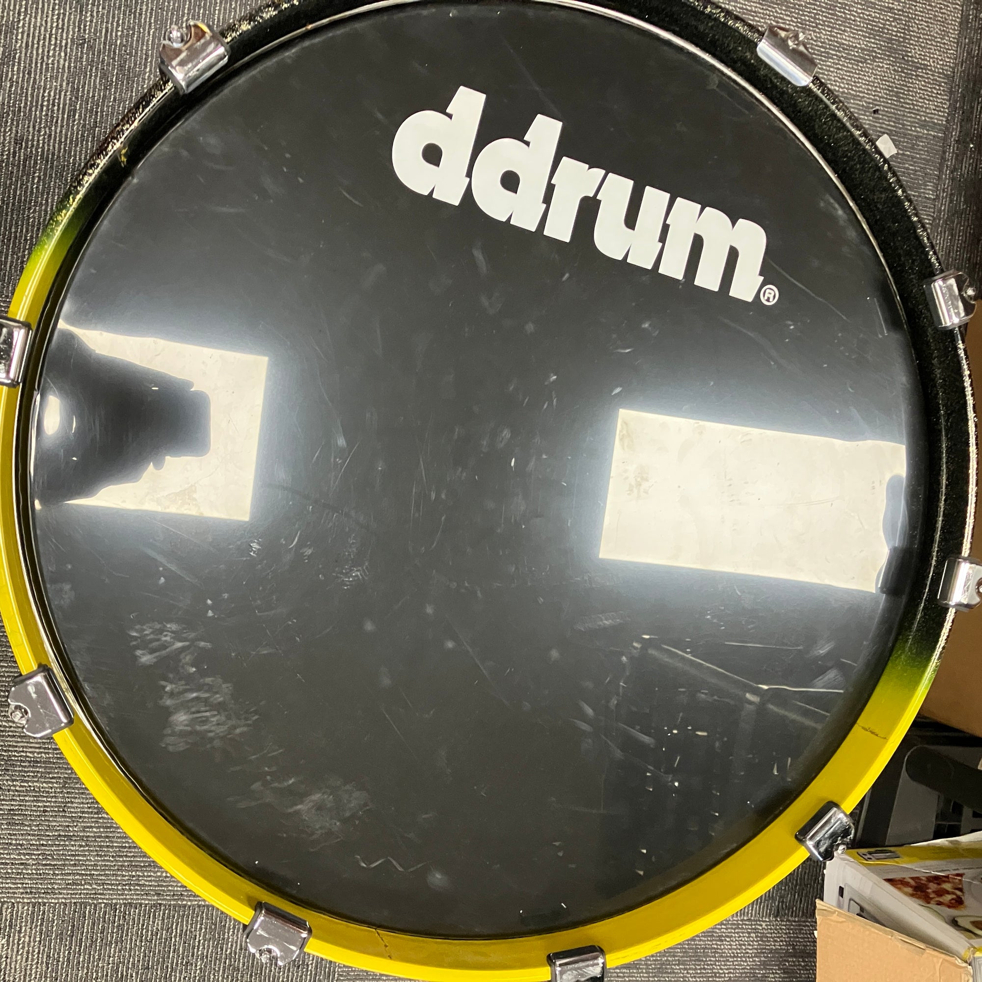 DDrum Dios Racing Yellow 5pc Drum Kit AS IS - Evolution Music