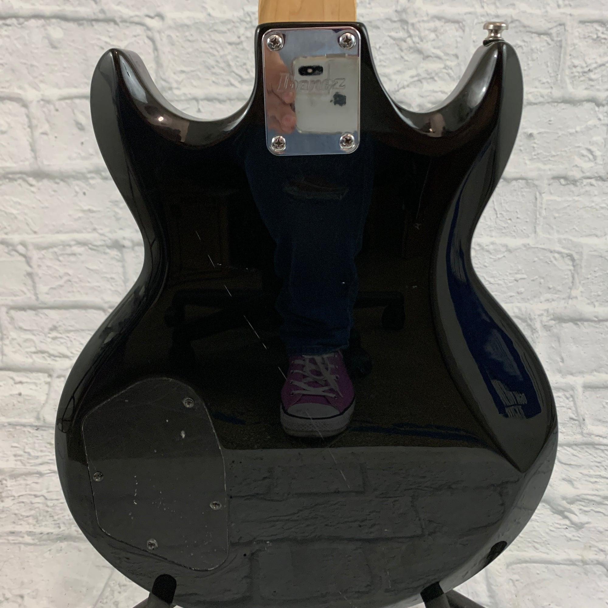 2001-2002 Ibanez AX125 Solid Body Droptuner Guitar - Black - Evolution ...