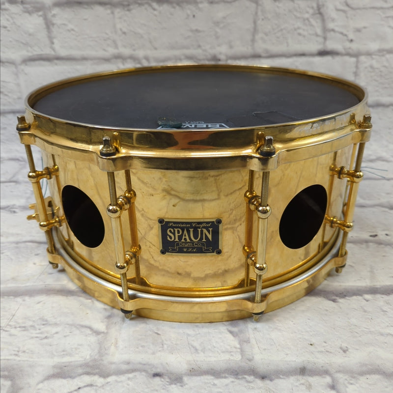 Spaun Drum Co. Vented Steel Shell Snare - Evolution Music