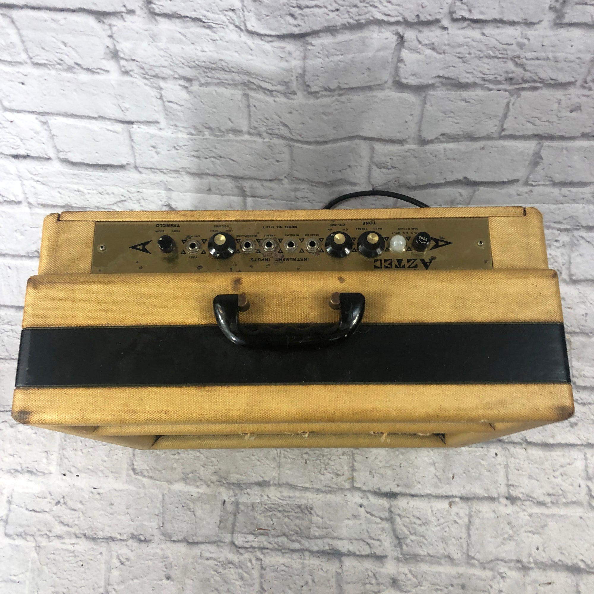 National Aztec 1240T 1959 Valco Tube Combo Guitar Amp - Evolution Music