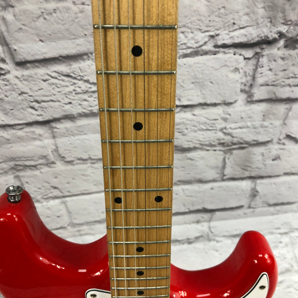 Austin Strat Style Electric Guitar Red - Evolution Music