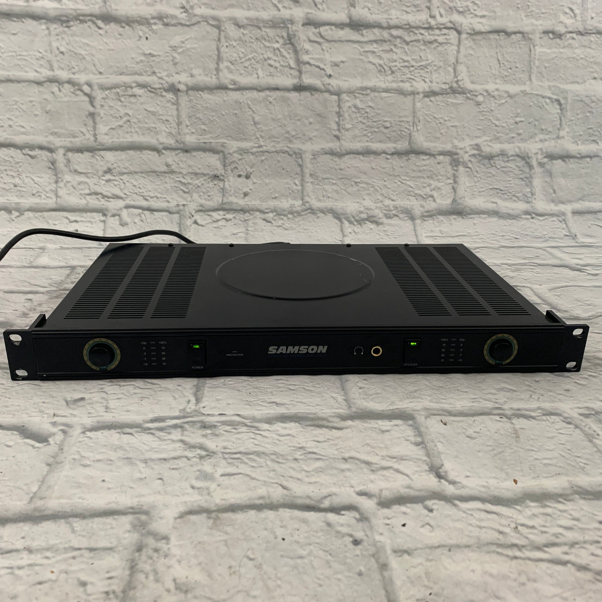 Samson Servo 120 Stereo Rackmount Power Amplifier - Evolution Music