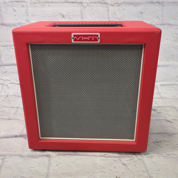 VHT Redline 1x10 Guitar Cabinet Red Tolex - Evolution Music